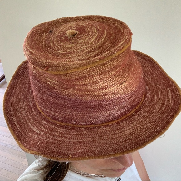 Melanie Dizon | Accessories | Melanie Dizon Handdyed Straw Summer ...